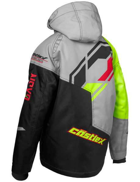 Castle X Code Youth Winter Jacket Hivis Silver | Jaxn Motorsports